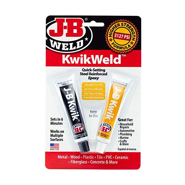「商品情報」「主な仕様」J-B Weld KwikWeld:The Original Cold Weldの2パートエポキシシステムの高速設定バージョンで、複数の表面に強力で長持ちする修理を提供します。 DIY家庭、自動車、船舶、クラフトの修...