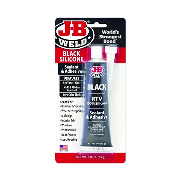 「商品情報」説明JB Weld ブラック シリコン シーラントおよび接着剤は、凹凸のある表面をシールして接着するために設計された汎用 RTV (室温加硫) シリコンです。 製品が空気中の水分にさらされて硬化すると、シリコーンはほとんどの表面...