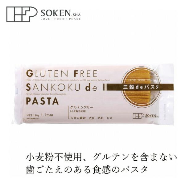 ■￥5,000+税 毎に500円券贈呈■■3種の雑穀「きび・あわ・ひえ」につなぎとして、タピオカでん粉（加工デンプン）を使用した、歯ごたえのある食感のパスタです。■小麦粉不使用、グルテンを含みません。■通常のパスタと同じ調理はもちろん、和風...