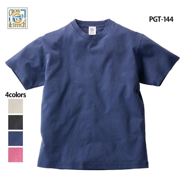 ■商品名CROSS&amp;STITCH / クロス＆ステッチ(クロスステッチ) PGT-144 6.2oz オープンエンド ピグメントTシャツ■商品説明文ピグメント（顔料）染めは、洗うたびに色落ちすることで独特の味を楽しむことができます。...