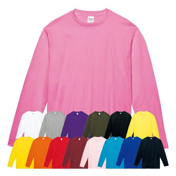 プリントスター Printstar 00102-CVL 5.6オンス 長袖Tシャツ　キッズ 無地 110 120 130 140 150 白 赤 青 黒 緑 黄色  ピンク オレンジ 水色 紺 紫関連キーワード 無地  大きいサイズ・メンズ...