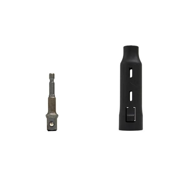 インパクトドライバーに装着するだけで全ネジやボルトに付着した錆びや汚れを除去・今までワイヤーブラシなどでこすり落としていた錆びや汚れを簡単除去！・メインボディ、アダプタ、ブラシとパーツを個別にすることでサイズ交換、消耗ブラシの交換も楽々！