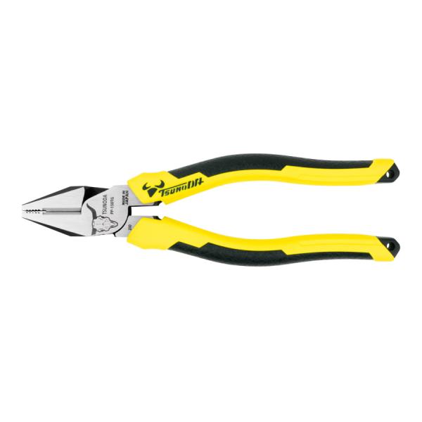 パワーペンチ・電気工事の現場で活躍するプロ仕様ツール。・長時間の作業負担を軽減する偏芯テコを標準装備。【選べるグリップ】※商品はタイトルのグリップタイプです。手ざわり・使い心地で2タイプのグリップから選択可能。◎コーポレートカラーであるイエ...