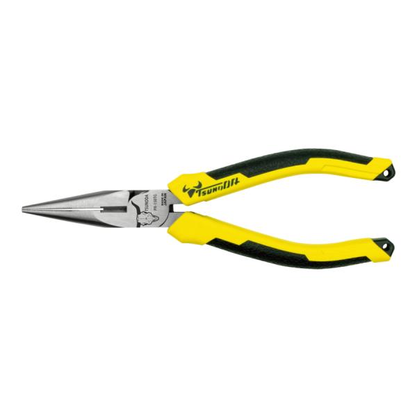 パワーラジオペンチ・電気工事の現場で活躍するプロ仕様ツール。・長時間の作業負担を軽減する偏芯テコを標準装備。・狭い箇所の部品保持、線材の加工、切断に。【選べるグリップ】※商品はタイトルのグリップタイプです。手ざわり・使い心地で2タイプのグリ...