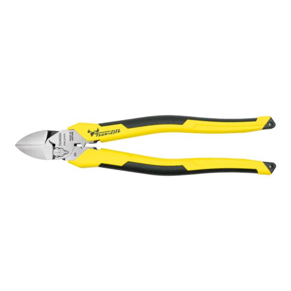 電工パワー薄刃ニッパー（圧着機能付）・電気工事の現場で活躍するプロ仕様ツール。・長時間の作業負担を軽減する偏芯テコを標準装備。・225mm大型サイズでVVF2.6×3心線をラクラク切断可能。・簡易圧着機能付き（※圧着専用工具ではありません）...