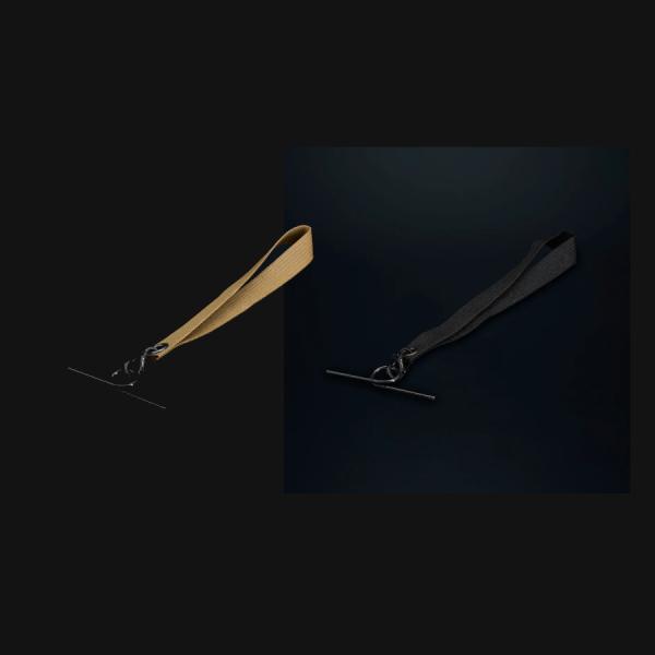 【テープをまとめて持ち運べる】商品名：テープフッカー品番：RD-04-001カラー：コヨーテ（C）・ブラック（B）重量：18ｇ材質：ナイロン/ポリエステル生産国：日本〜ABOUT RYDEN〜・高い耐久性を誇る、メイド・イン・ジャパンの高強...