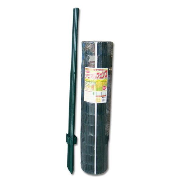 猪用柵・畑の柵・池の柵・空き地の管理・太陽光発電施設の出入口など幅広い用途に！！ ※購入商品はタイトルのものです。セット内容は下記の通りとなりますので必ず確認の上ご注文ください。●フェンスセット フェンスと支柱の基本セットです。 商品サイズ...