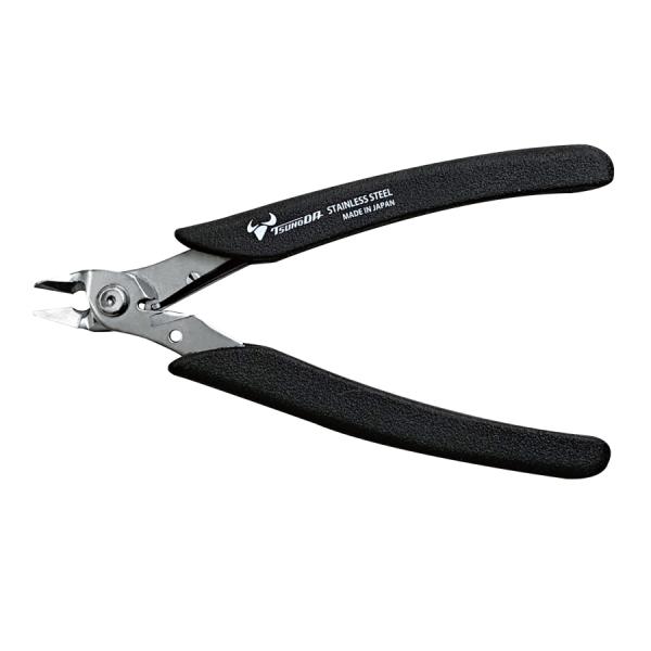 極薄刃プラスチックニッパー（片刃）ステンレス SKN-140【特徴】・この切れ味を待っていた。プラスチック専用、極薄片刃仕様の新製品がラインアップ。仕上り良く、圧倒的な作業効率アップに。・片刃仕様により切断面が平滑でキレイな仕上りに。後処理...
