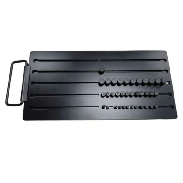 ・レールの範囲内であればソケットスタッドのレイアウトは自由なので、ソケットを自分の思った位置で収納可能。・ホルダーごと持ち運べる様にハンドルが付いていますので、キャビネットから作業場までソケットをまとめて持っていくことが可能。・厚みが5mm...