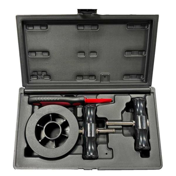 自動車やバイクなどボディに取付られたエンブレムが簡単に剥がせます。高強度なナイロン素材ワイヤーを2つのハンドルに通すだけです。エルゴノミック形状ハンドルで手にも負担を掛けない構造です。ナイロンワイヤーをエンブレムの接着面に通していき取りはず...