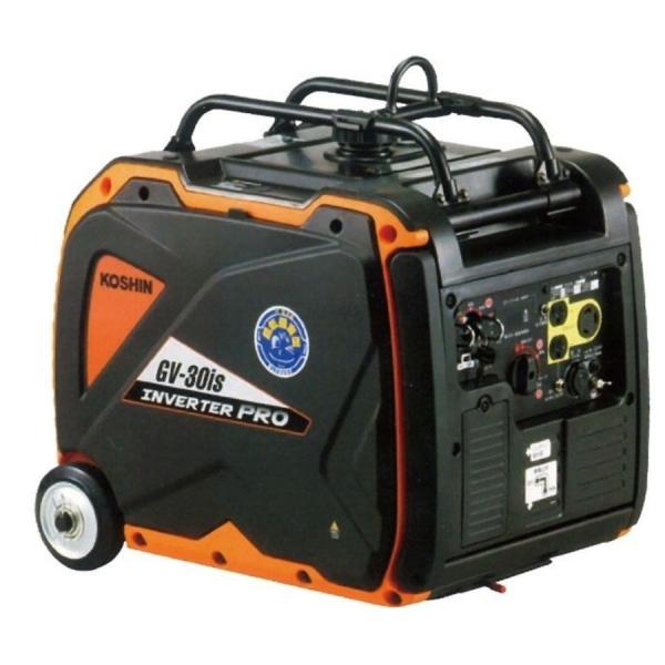 ■仕様メーカー:工進品名:インバーター発電機 (定格出力3.0kVA) セル付品番:GV-30is本体サイズ(全長×全高×全幅):約590×615×510mm重量:約50kg定格周波数:50Hz/60Hz 切替式交流:[定格出力]3.0kV...