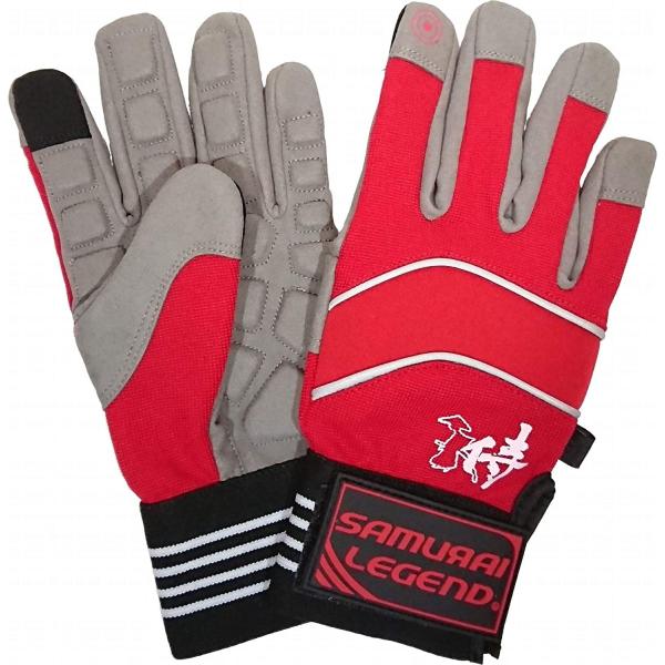 【発売日：2024年06月10日】サムライレジェンド チェンソー/草刈機用 減振デラックス手袋チェンソー・草刈りの作業に欠かせない、サムライレジェンド　減振グローブ手のしびれを軽減！プロフェッショナルの声を商品化したした手袋。手のひら部のブ...