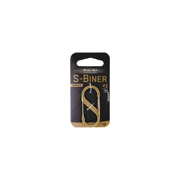 NITEIZE エスビナーブラス【特長】・S字型なので「本体を吊る」部分と「物を吊る」部分が分かれているので多様な使い道があります。・長く使うと渋い風合いになるブラスカラーです。・日本限定カラーです。・ウエストポーチやポシェット、カギなども...