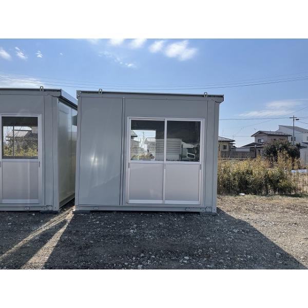 プレハブ　三協フロンテアのユニットハウス 7.22m2（2.18坪）　物置　倉庫　事務所　福島発【注意】・リビルト商品のため比較的キレイですが、新品程度を求める方、神経質の方は入札をご遠慮ください。NOクレーム、NOリターン、NOキャンセル...