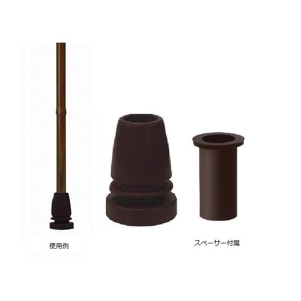 ご使用中の杖先ゴムを交換するだけで、グリップ力が格段に向上します。サイズ：4cmD X 5.7cmH材質：合成ゴム杖先19mm用ですが、付属のスペーサー装着で16mmにも対応します。