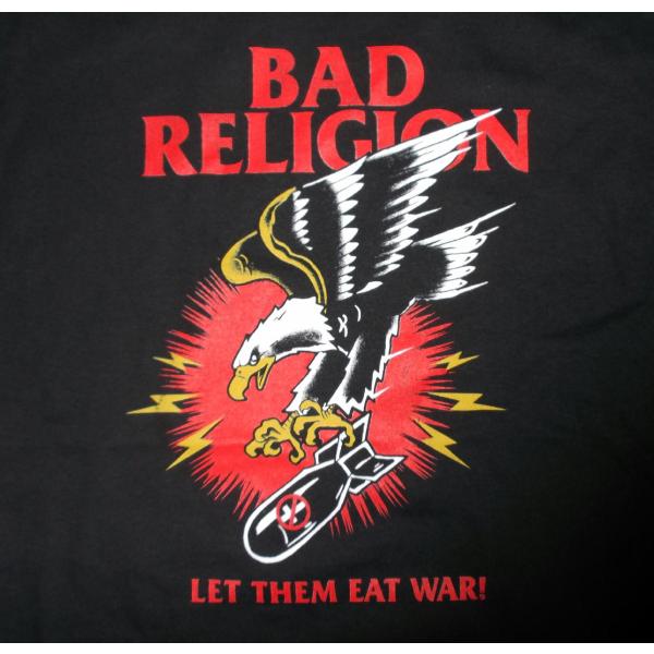 BAD RELIGIONBOMBER EAGLET-SHIRT1979年に結成されたパンク・ロックバンド「バッド・レリジョン」のTシャツ「BOMBER EAGLE」です。「Epitaph」の創始者でもあり、ペニーワイズをはじめオフスプリング...