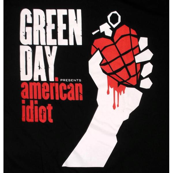 GREENDAY : American Idiot T-Shirt /正規品全米・全英アルバム・チャート第1位,グラミー賞で「ベスト・ロック・アルバム」を受賞と、もはや世界規模での成功を収め、とどまるところを知らない快進撃を見せるグリーン・...