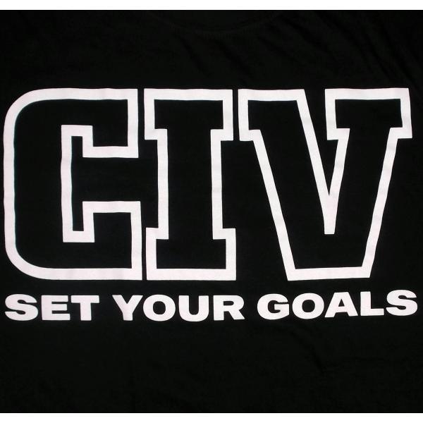 CIV / SET YOUR GOALS 黒 /正規品ハードコア界伝説のバンドGorilla Biscuits解散後に、Vo.Anthony Civarelli＋メンバー2人、元Outfaceのギターで結成されたCIVのTシャツ「SET Y...