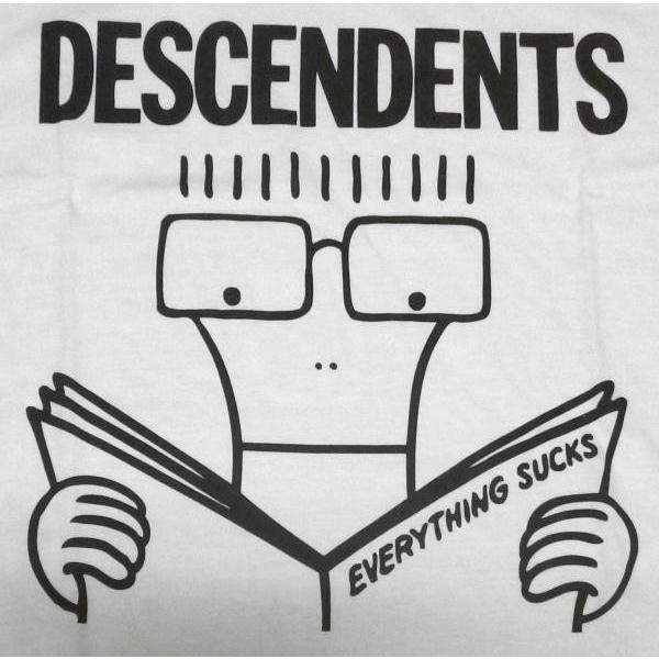 DESCENDENTS: Everything Sucks - Slim Fit 正規品 1978年、カリフォルニアはエルモサ ・ ビーチ発、メロコア、ポップパンクというワードが生まれる以前から活動する、「デセンデンツ」のTシャツ「Ever...