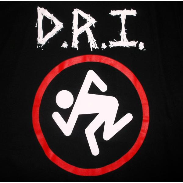 D.R.I.: SKANKING MAN SCRATCH LOGO T-SHIRT 正規品D.R.I. (Dirty Rotten Imbeciles) - Skanking Man Logo. Mens/Unisex black t-sh...