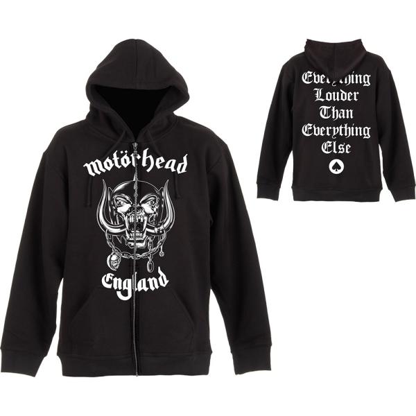 レミーキルミスター率いる、モーターヘッドのZip Upパーカです。HARDROCK系・PUNK系双方から支持されつづける英国の重鎮バンドで、1977年パンクムーブメント時にはRAMONESやHEARTBREAKERSのメンバーもモーターへツ...