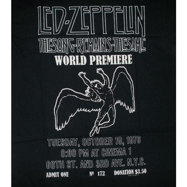 Led Zeppelin Unisex Tee: LED ZEPPELIN UNISEX TEE: TSRTS WORLD PREMIER 正規品1968年にデビュー以来、名実共に1970年代を代表する世界的なバンドであり、またヘヴィメタル...