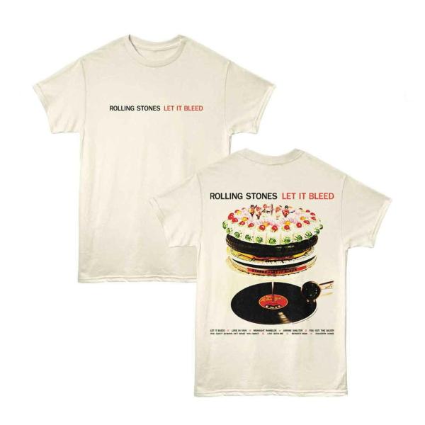 Rock界の王座に君臨するローリングストーンズのTシャツ「LET IT BLEED 69」『ベガーズ・バンケット』と共にストーンズの最良のアルバムと称賛される、69年にリリースされたローリング・ストーンズのオリジナル・アルバム「レット イッ...
