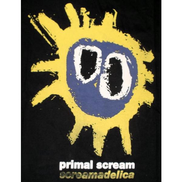 screamadelica BLK T 正規品1982年にスコットランドのグラスゴーでボビー・ギレスピーとジム・ビーティによって結成された「プライマル・スクリーム」のTシャツ「Screamadelica 」です。クリエイションのアラン・マッ...