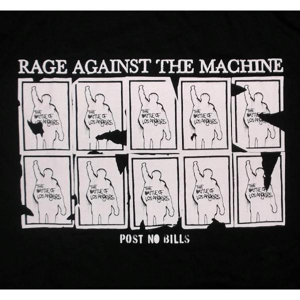RAGE AGAINST THE MACHINE UNISEX T-SHIRT: POST NO BILLS /正規品1990年にカリフォルニア州ロサンゼルスで結成され、ミクスチャー、オルタナの先駆けとして90年代を代表するアーティスト「レ...