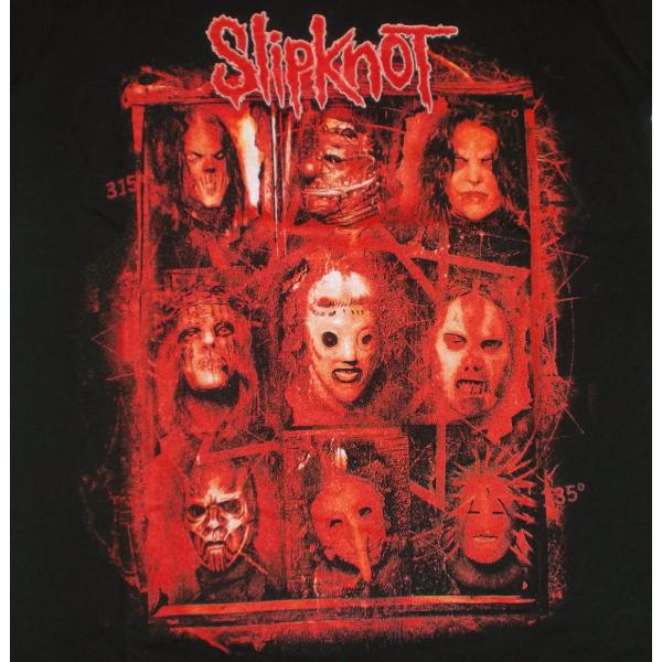 SLIPKNOT UNISEX T-SHIRT: RUSTY FACE /正規品1995年にアイオワ州で結成、9ピース・ヘヴィメタル・猟奇趣味的激烈音楽集団「スリップノット」のTシャツ「SLIPKNOT, RUSTY FACE TEE」です...
