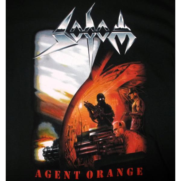 SODOM, Agent Orange MENS TEE 正規品ドイツはファーレン州ルゼンキルヒェン発! 1981年に結成された『ジャーマンスラッシュ三羽ガラス』のひとつ「SODOM」のTシャツ「Agent Orange MENS TEE」...