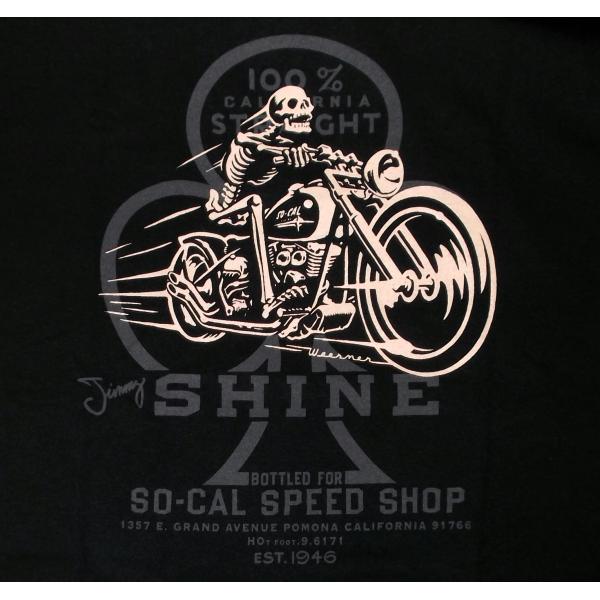 Black only?double-sided design.1946年創業の伝統あるホットロッド・カスタムショップ「So-Cal Speed Shop」のTシャツです。So Cal内においても、よりハードなホットロッドやチョッパー等のカス...