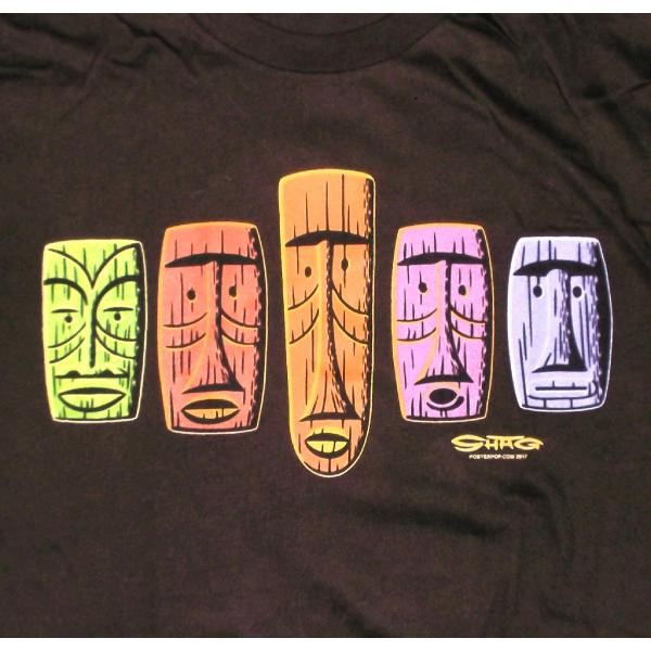 Shag 5 Tikis T Shirt人気アーティスト「SHAG」のTシャツ「Shag 5 Tikis T Shirt」!!50年代〜60年代のミッドセンチュリーをモチーフとし,カクテルやtikiをテーマとした、カラフルでコミカル、洒落た...