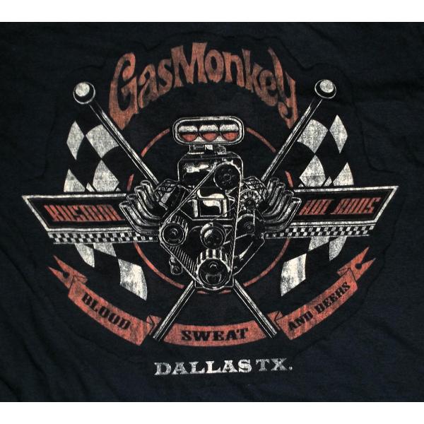 GAS MONKEY GARAGE, TEXAS MADE DISTRESS MENS TEE 正規品ディスカバリーチャンネルで放送中のリアリティ・プログラム「ガス・モンキー・ガレージ」のTシャツ「TEXAS MADE MENS TEE」で...