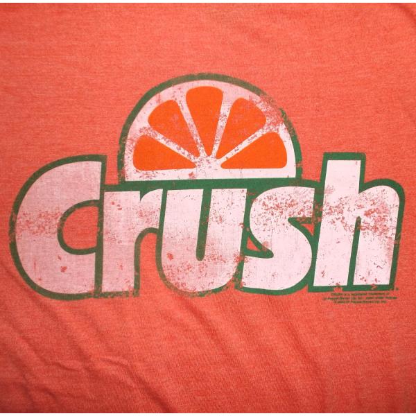 CRUSH, LIGHTWEIGHT TEE 正規品1906年にシカゴのJ.M.シンプソンによって生み出されたドリンク「Crush」のTシャツです。日本での知名度は今ひとつですが、海外でそのPOPな缶のデザインにときめく人は多いのではないで...