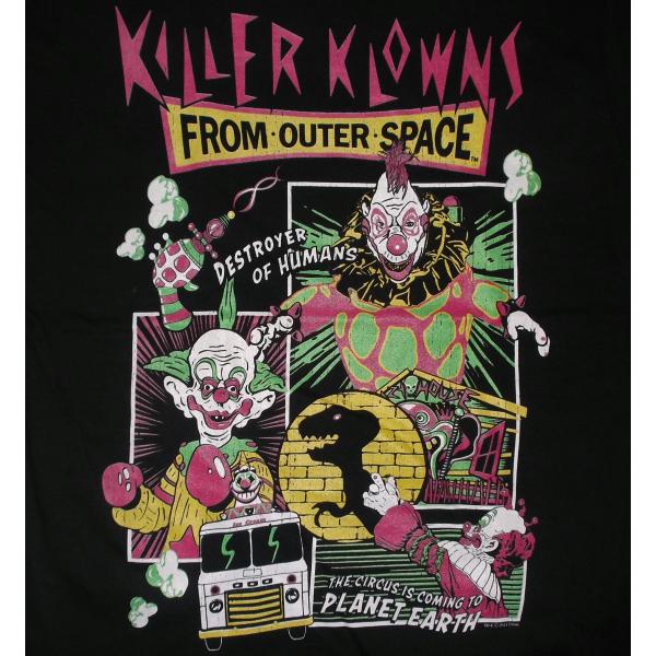 可愛くポップに人〇し??ピエロ達による人類食べ放題計画スタート?SFX界の名物兄弟キオド・ブラザーズが、『ロボコップ』の特撮チームを排しての製作・脚本・監督、1988年公開SFコメディホラー「KILLER KLOWNS FROM OUTER...