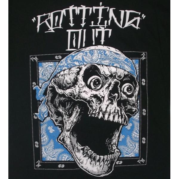 Rotting Out-Skull BandanaLarge front print of Lance Mountain "Skull" Artwork.Tagless shirt with sizing screenprint insid...