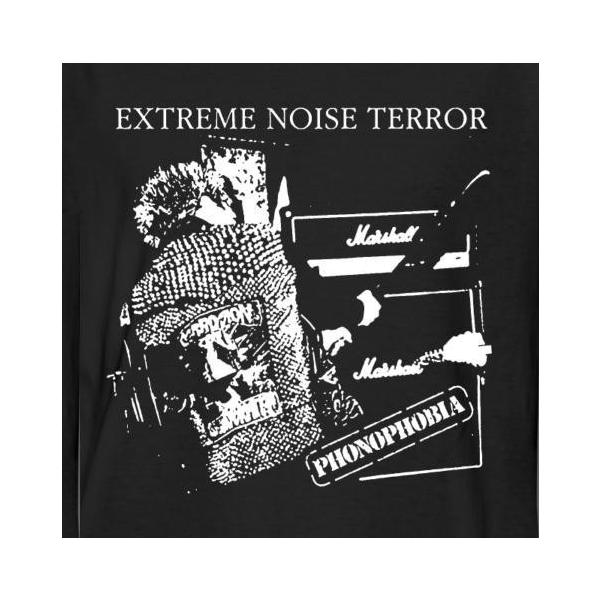 Extreme Noise Terror PHONOPHOBIA ; T-shirt 正規品1985年に結成、ヨーロッパで最も早く、最も影響力のあるグラインドコアバンドの一つとされる、UKツインVo.ダーティー・クラスト「Extreme N...