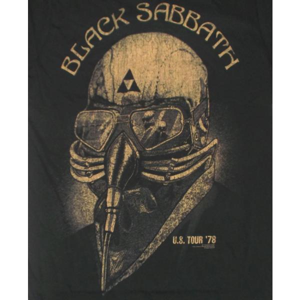 Black Sabbath US Tour 78 T-Shirt 正規品As Seen on The Avengers Movieオジー・オズボーンを中心に1969年結成、英国発のヘヴィメタルバンド「ブラック・サバス」のTシャツ「BLACK...