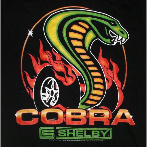 CARROLL SHELBY DRAGON SNAKE BURNOUT T-SHIRT 正規品自動車レース界の伝説の巨人“キャロル・ホール・シェルビーによって、1961年に誕生した「SHELBY COBRA」のTシャツ「DRAGON SNA...