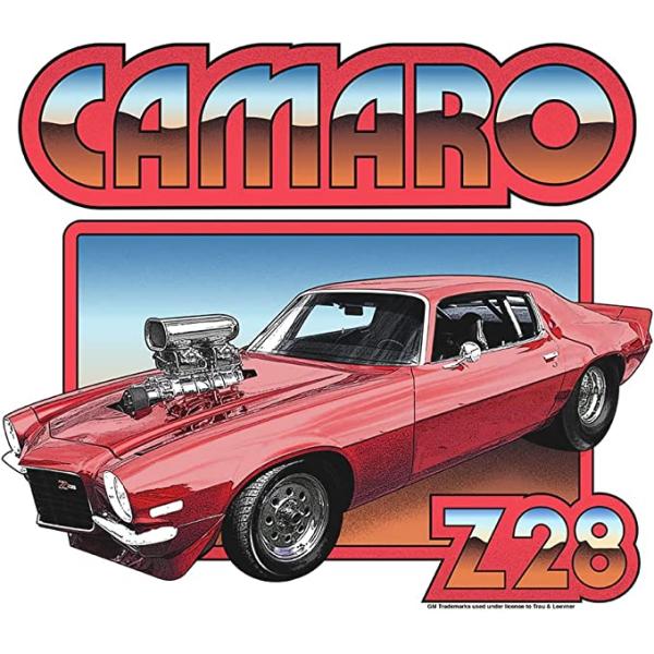 CHEVROLET : CAMARO Z28 MENS RINGER 正規品米国を代表する自動車メーカーGMジェネラルモータースのTシャツ「CHEVROLET : CAMARO Z28 MENS RINGER」です。1967年にシボレーブラ...