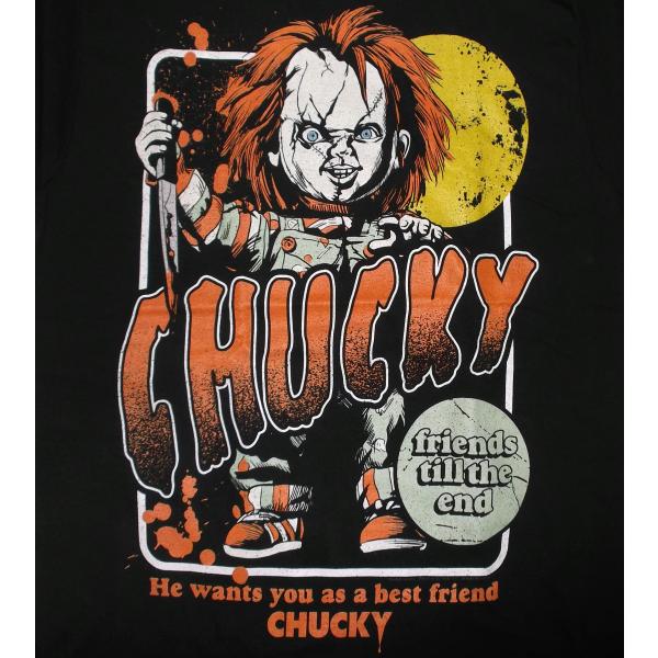 CHUCKY FULL MOON LIGHTWEIGHT T-SHIRT 正規品1988年の公開以来、6つの続編、テレビシリーズ、リメイク版等が製作されたほか、コミック、テレビゲーム、タイアップ商品、コミック、テレビゲーム、タイアップ商品、...