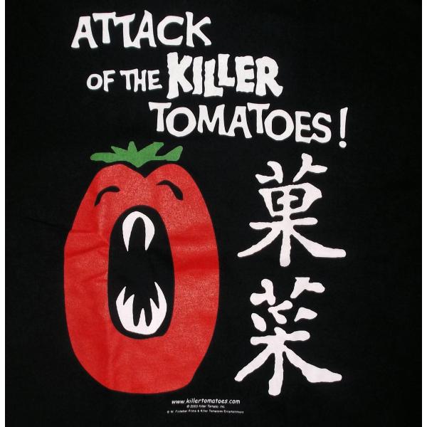 ATTACK OF THE KILLER TOMATOES, JAPANESE TOMATOES MENS TEE/正規品1978年公開のカルト・ムービー「ATTACK OF THE KILLER TOMATOES」のTシャツ「JAPANE...