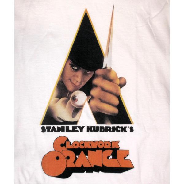 A Clockwork Orange : POSTER TEE1971年にスタンリー・キューブリックにより映画化された、ウルトラヴァイオレンスムーヴィー「時計じかけのオレンジ」のTシャツ・EUライセンスの公式品です。SEX &amp; VI...