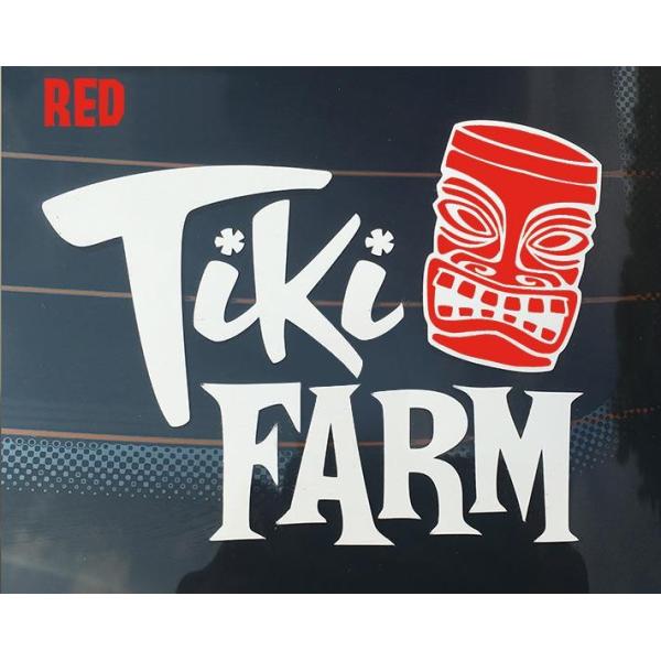 Tiki Farm Stickerhigh quality, UV coated &amp; die-cut (i.e. no unsightly clear border backing).Each sticker measures 5"...