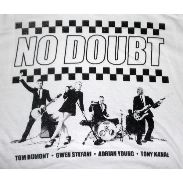 NO DOUBT, CHEQUER DISTRESSED MENS TEE1986年に結成されたUS スカパンク「NO DOUBT 」のTシャツ「CHEQUER DISTRESSED MENS TEE」です。「白人と黒人との調和＝2トーン」...