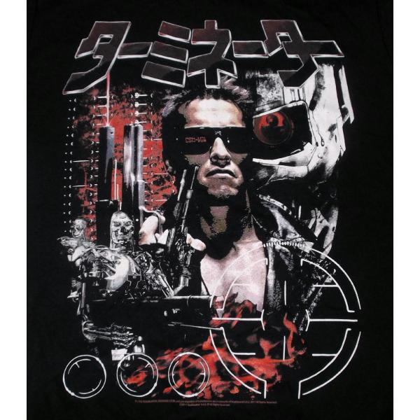 TERMINATOR : COLLAGEINATOR 正規品1984年公開、言わずと知れた世界的大ヒットムービー、「TERMINATOR」のオフィシャルTシャツ!!シュワルツネッガー扮する人間抹殺用のアンドロイドT800を中心に、外人好みな...