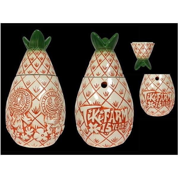 Poko Ono Lidded Pineapple Mug Manufactured by Tiki Farm Designed by Little Lost Tiki Produced in 2015 ※1体の価格です。This is a...