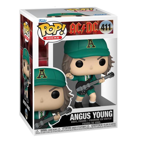 AC/DC Angus Young Green Outfit Funko Pop! Vinyl Figure #411Turn up the volume in your music set with musician Angus Youn...