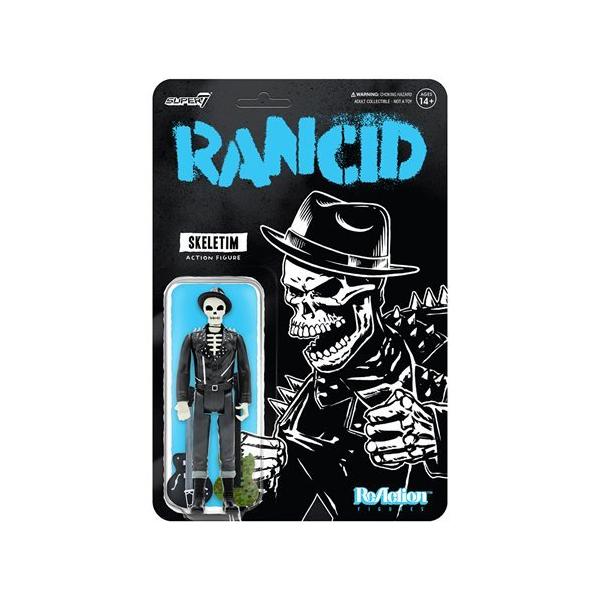 Rancid Punk Skeletim Hat 3 3/4-Inch ReAction FigureSuper7's music ReAction lines expands with the Rancid Punk Skeletim F...